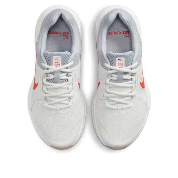 Nike Run Swift 2 Flywire Sneakers - Light Silvergray/red/wolf Gray