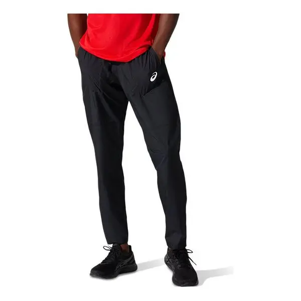 Asics Silver Woven Pants - Black