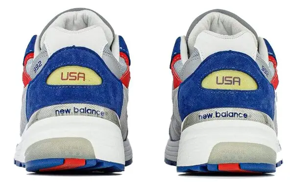 NEW BALANCE Dtlr X 992 Made In Usa 'varsity - Gray/blue