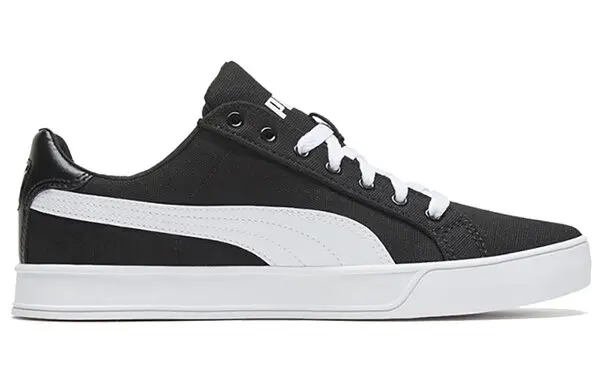 PUMA Smash Vulc Canvas Low Top Sneakers