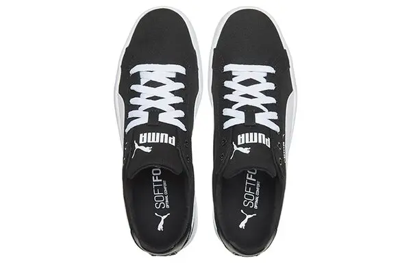 PUMA Smash Vulc Canvas Low Top Sneakers