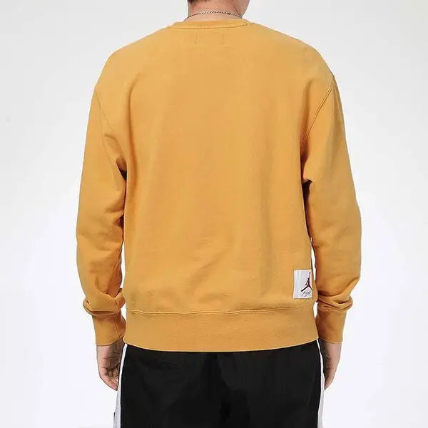 Nike Jordan Flight Graphic Crewneck Sweatshirt - Yellow