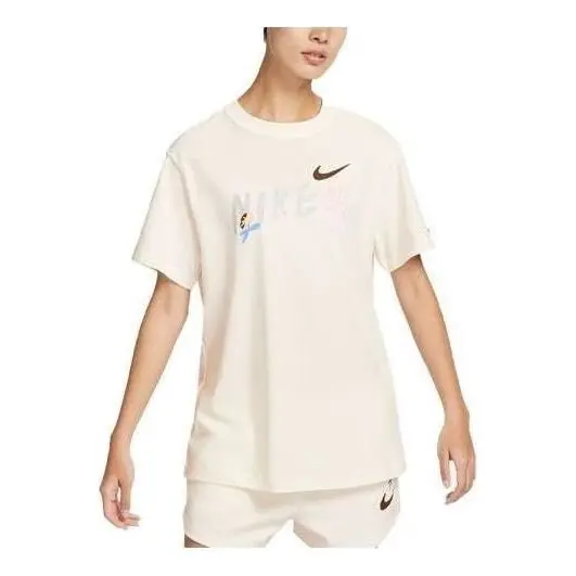 Nike As W Nsw Essnt T-shirt - Beige