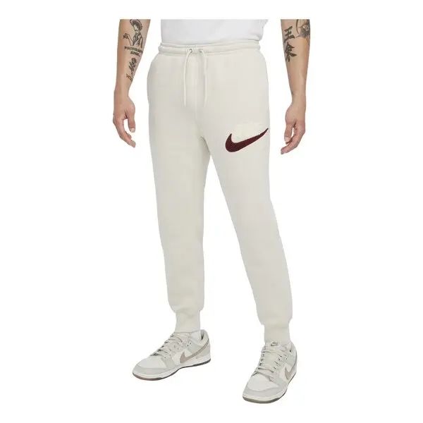 Nike Club Fleece Pants 'white - White/red