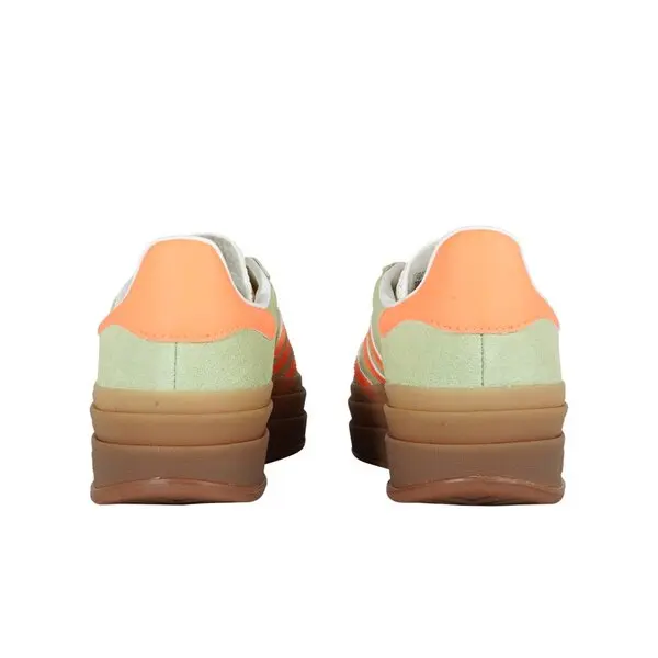 Adidas Gazelle Bold Platform Sneakers - Green/tan