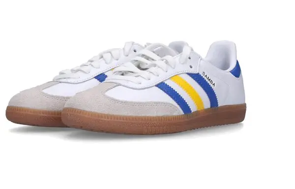 Adidas Samba Team Leeds United Fc Sneakers - White/black/blue