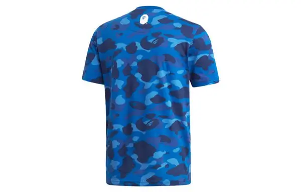 Adidas X A Bathing Ape Adicolor Camo T-shirt - Blue