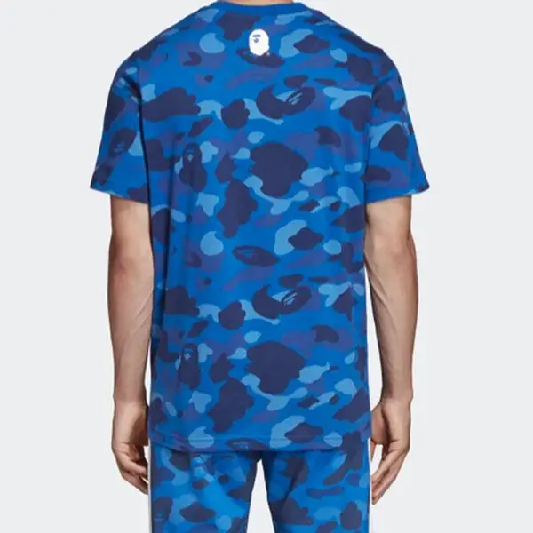 Adidas X A Bathing Ape Adicolor Camo T-shirt - Blue