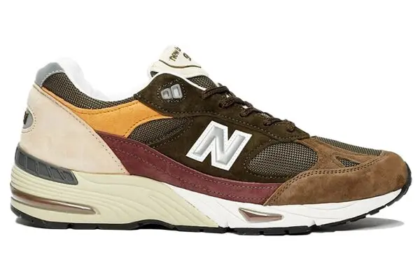 NEW BALANCE 991 Made In England Low Top Sneakers - Brown