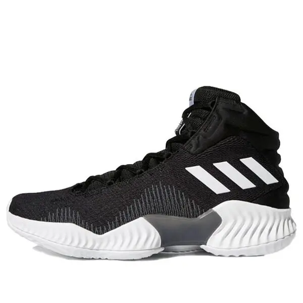Adidas Pro Bounce 2018 High-top Athletic Sneakers - Black/white