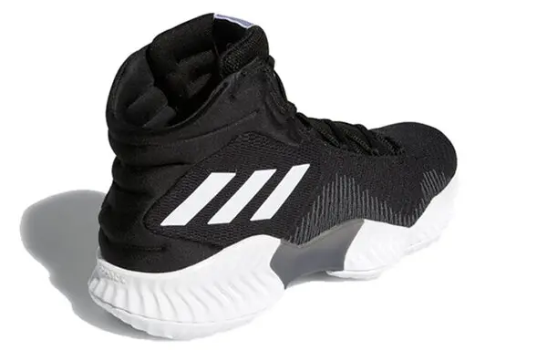 Adidas Pro Bounce 2018 High-top Athletic Sneakers - Black/white