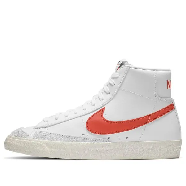 Nike Blazer Mid '77 Vintage High Top Sneakers - White/orange