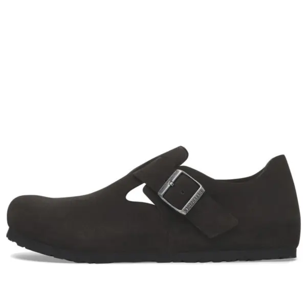 BIRKENSTOCK London Suede Mary Jane Shoes - Black