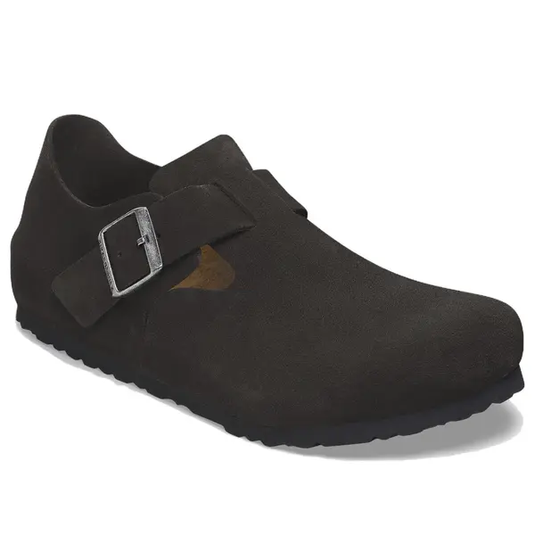 BIRKENSTOCK London Suede Mary Jane Shoes - Black