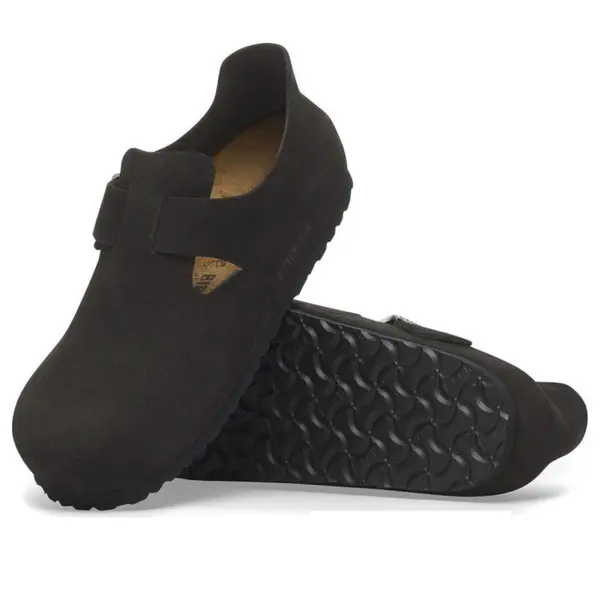 BIRKENSTOCK London Suede Mary Jane Shoes - Black