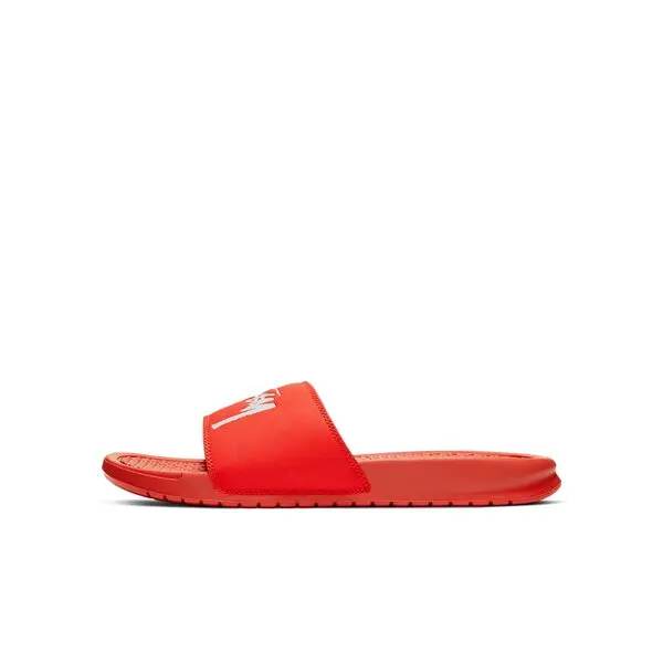 Nike X Stussy Benassi Slides - Red