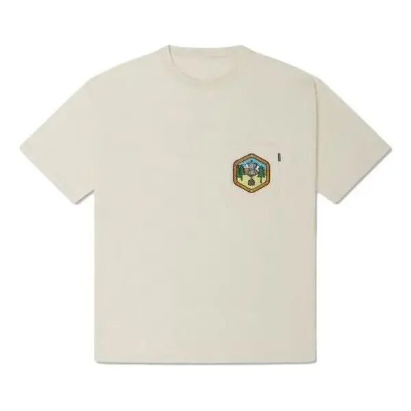 CONVERSE Pocket Logo T-shirt Asia Sizing - Ivory