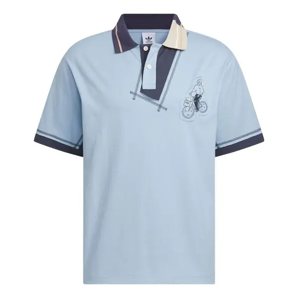 Adidas Originals Polo Shirt - Blue