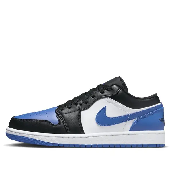 JORDAN Air 1 Low "royal Toe" Sneakers - White/royal Blue/black