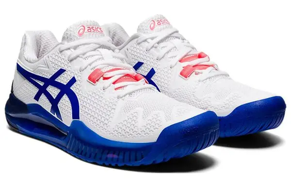Asics Gel-resolution 8 - White/blue
