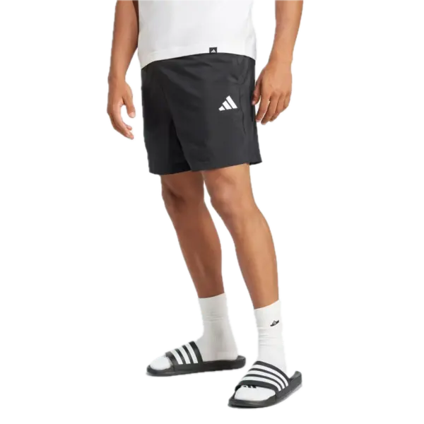 Adidas Essentials Small Logo Chelsea Shorts - Black/white