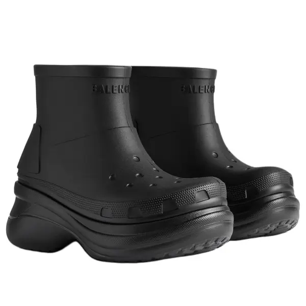 Balenciaga X Crocs Platform Bootie - Black