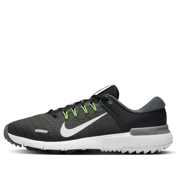 Nike Free Golf Next Nature Wide Sneakers - Black/iron Grey/volt