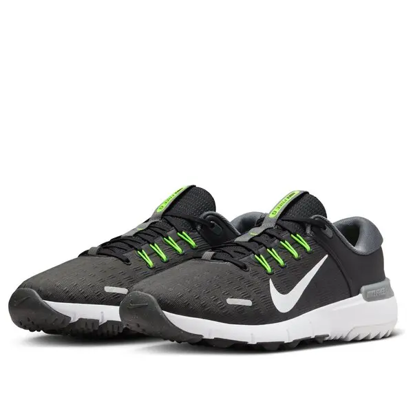 Nike Free Golf Next Nature Wide Sneakers - Black/iron Grey/volt