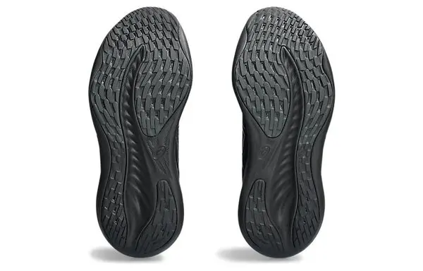 Asics Gel-nimbus 26 Athletic Lace-up Sneakers - Black/black