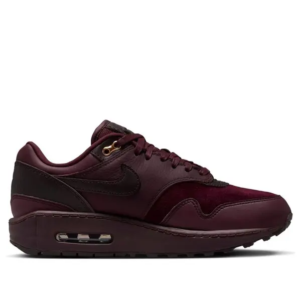 Nike Max 1 '87 Burgundy Crush Sneakers - Wine Red