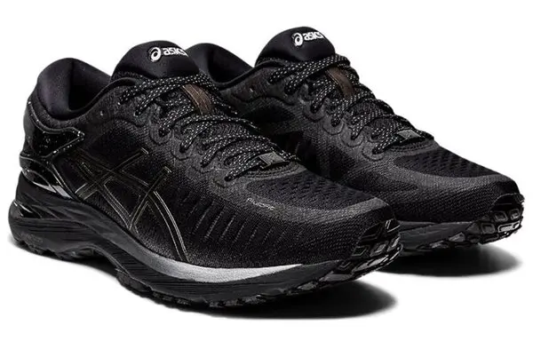 Asics Metarun Gunmetal' Running Shoes - Black