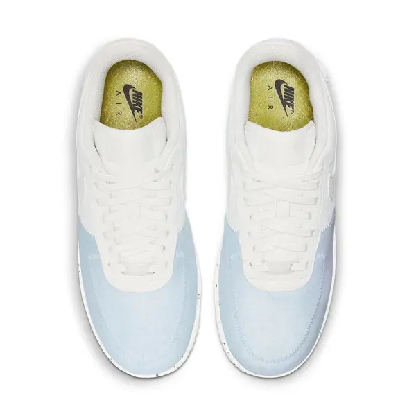 Nike Force 1 Crater Low Top Sneakers - White/blue