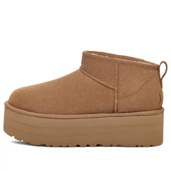 UGG Classic Ultra Mini Platform Boots - Chestnut