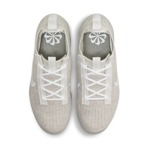 Nike Vapormax 2021 Flyknit Sneakers - Light Bone/phantom/metallic Silver
