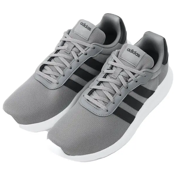Adidas Lite Racer 3.0 Athletic Sneakers - Grey/black