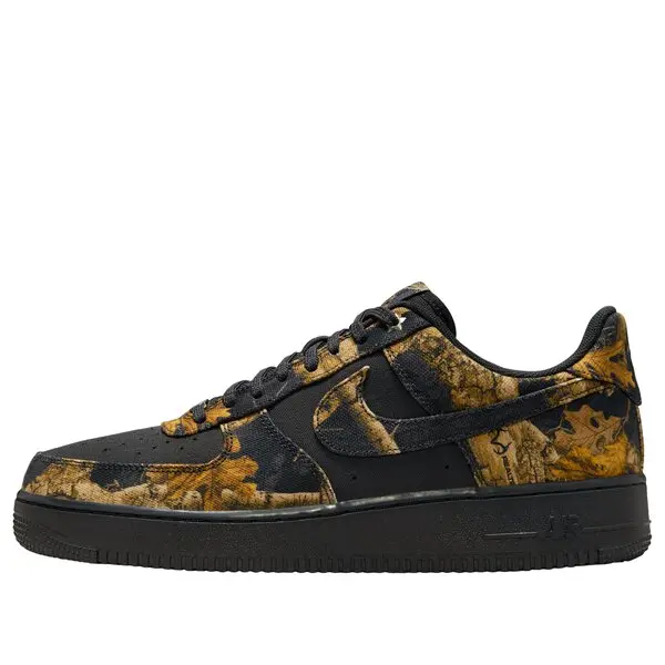 Nike Force 1 Low "realtree" Sneakers - Black/gold