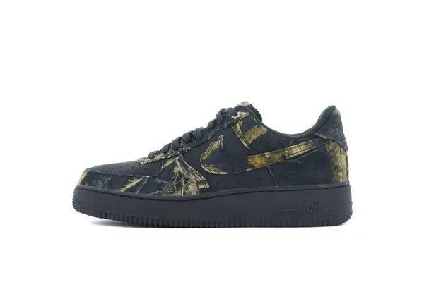 Nike Force 1 Low "realtree" Sneakers - Black/gold