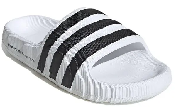 Adidas Originals Adilette 22 Slides - White/black