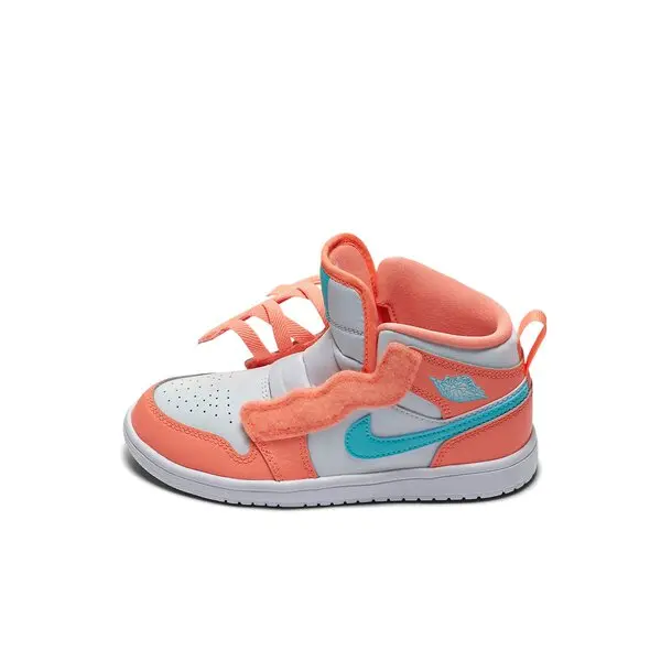 JORDAN 1 Mid Alt Sneakers - White/orange