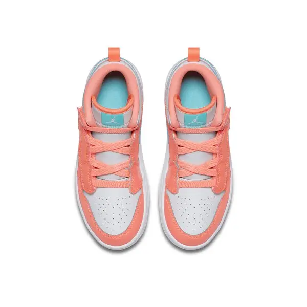 JORDAN 1 Mid Alt Sneakers - White/orange