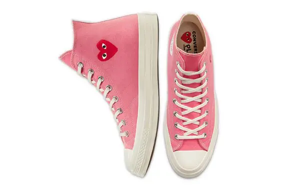 CONVERSE Comme Des Garcons Play X Chuck 70 High Top Sneakers
