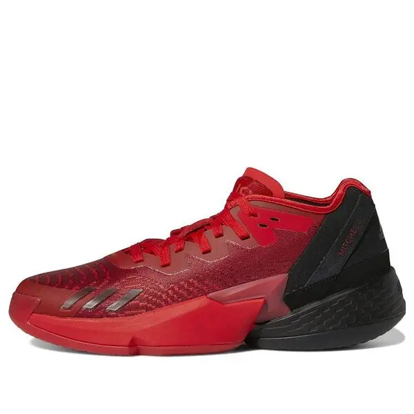 Adidas D.o.n. Issue #4 'future Of Fast' Low Top Athletic Sneakers - Red/black