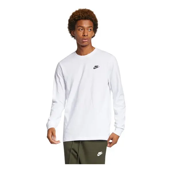 Nike Long Sleeve Embroidered Logo T-shirt - Multi-color
