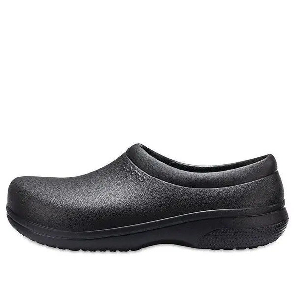 CROCS On The Clock Work Slip On Clogs - Black