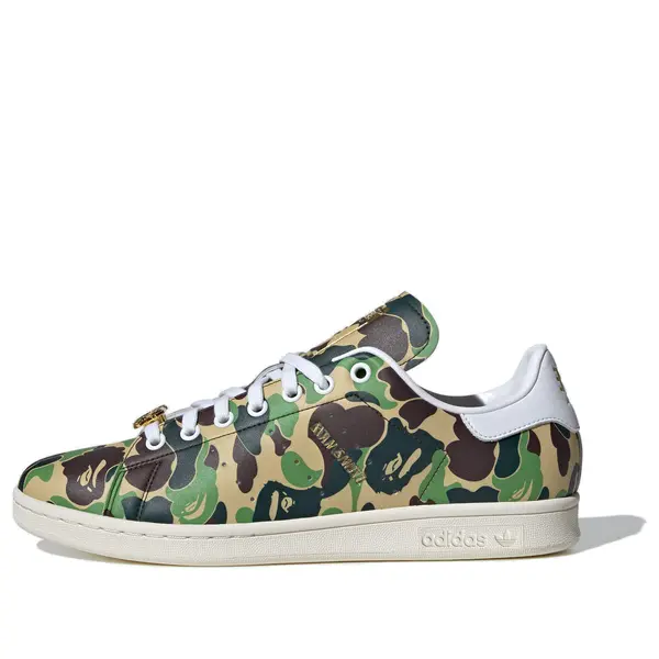 Adidas X A Bathing Ape Stan Smith '30th Anniversary Abc Camo - Green/cloud White/off White