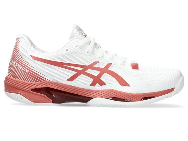 Asics Solution Speed Ff 2 Athletic Sneakers - White/light Garnet