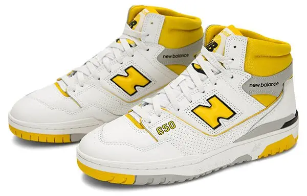 NEW BALANCE 650r 'honeycomb' High-top Sneakers - White/honeycomb/raincloud