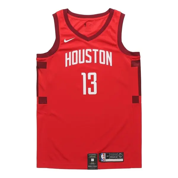 Nike Nba Houston Rockets James Harden Earned Edition Jersey - Red/white