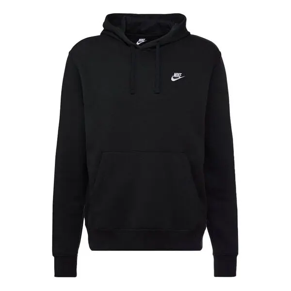 Nike Club Fleece Pullover Hoodie - Black