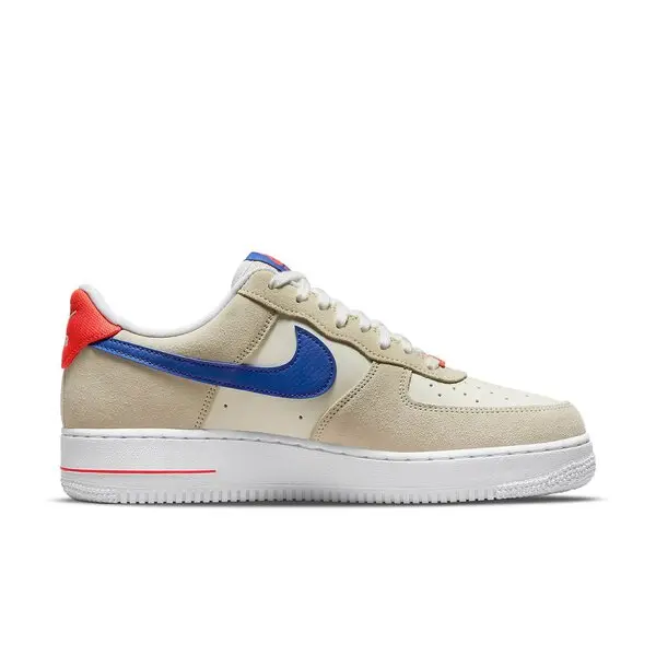 Nike Force 1 '07 Lv8 Sneakers - Cream/blue/red